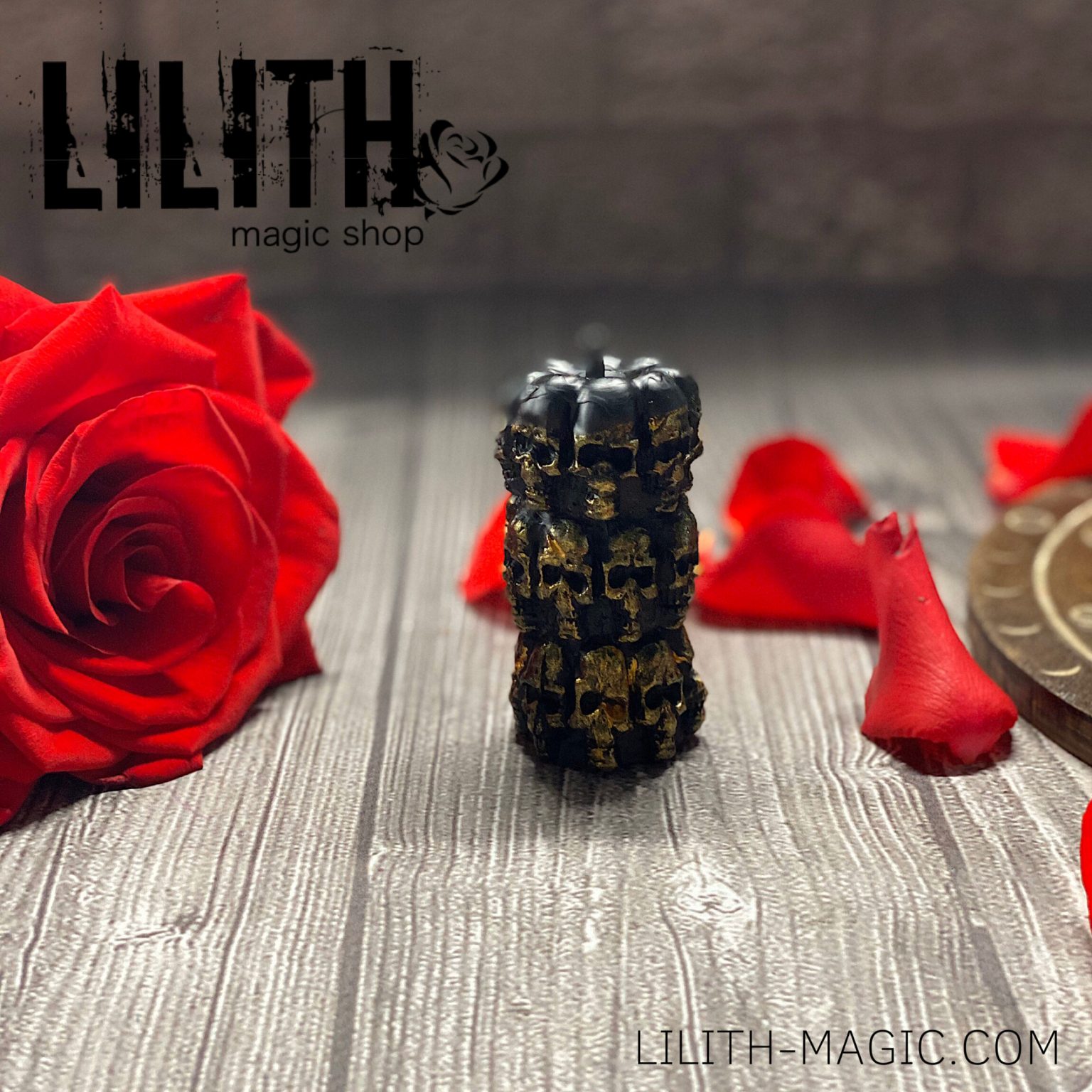 Candle of 24 Skulls - Lilith Magic Candles