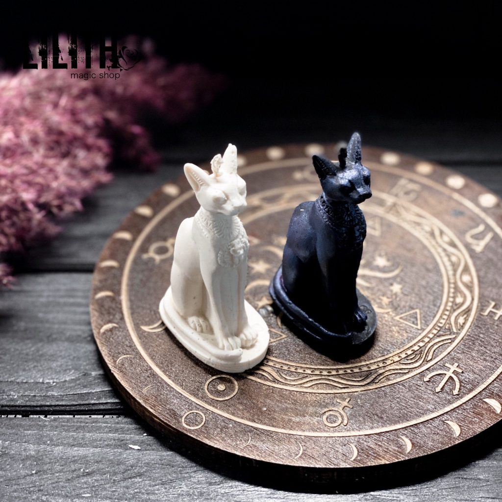 Bastet Goddess Ritual Figurine Beeswax Candle - 1 item - Lilith Magic ...