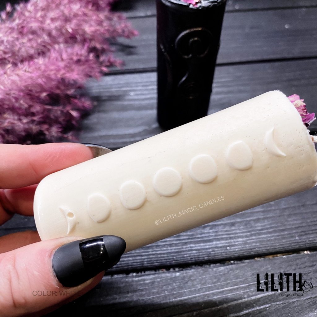 Goddess Beeswax Ritual Candle with Herbs and Essential Oils - Lilith ...