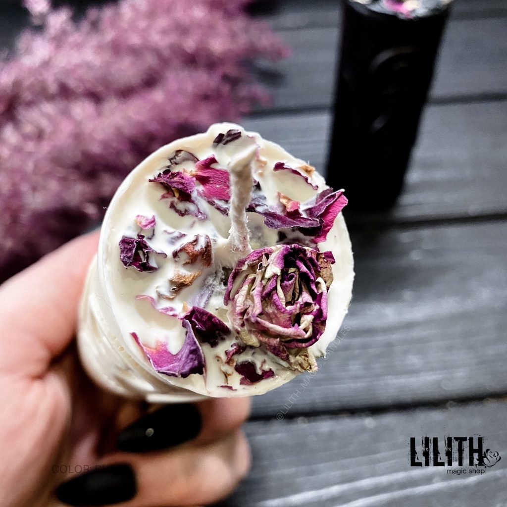 Goddess Beeswax Ritual Candle with Herbs and Essential Oils - Lilith ...
