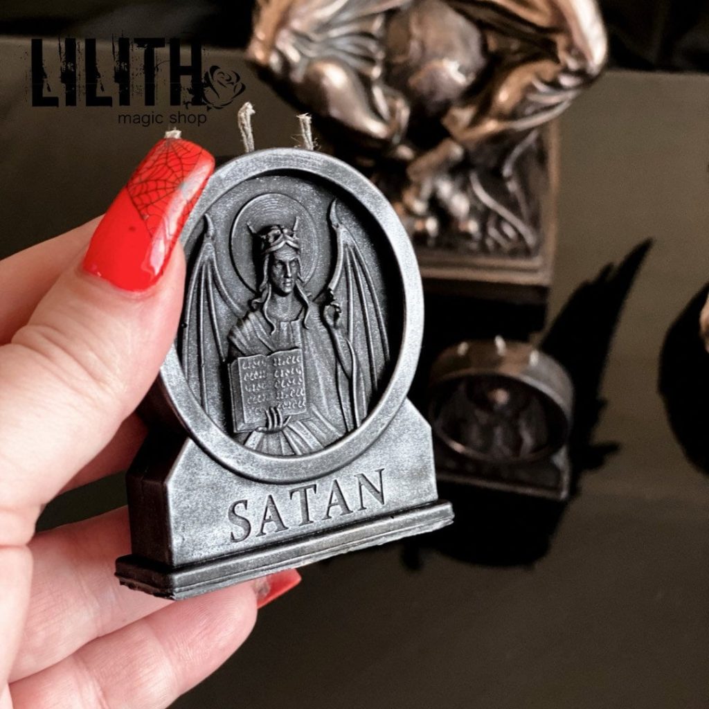 Satan Beeswax Ritual Candle for Appealing to Satan or Strengthening ...