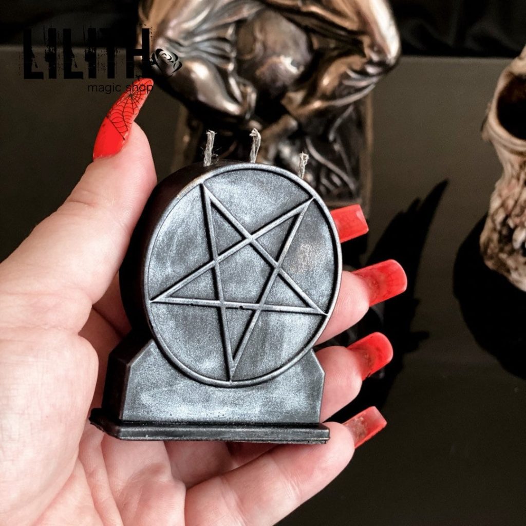 Satan Beeswax Ritual Candle for Appealing to Satan or Strengthening ...