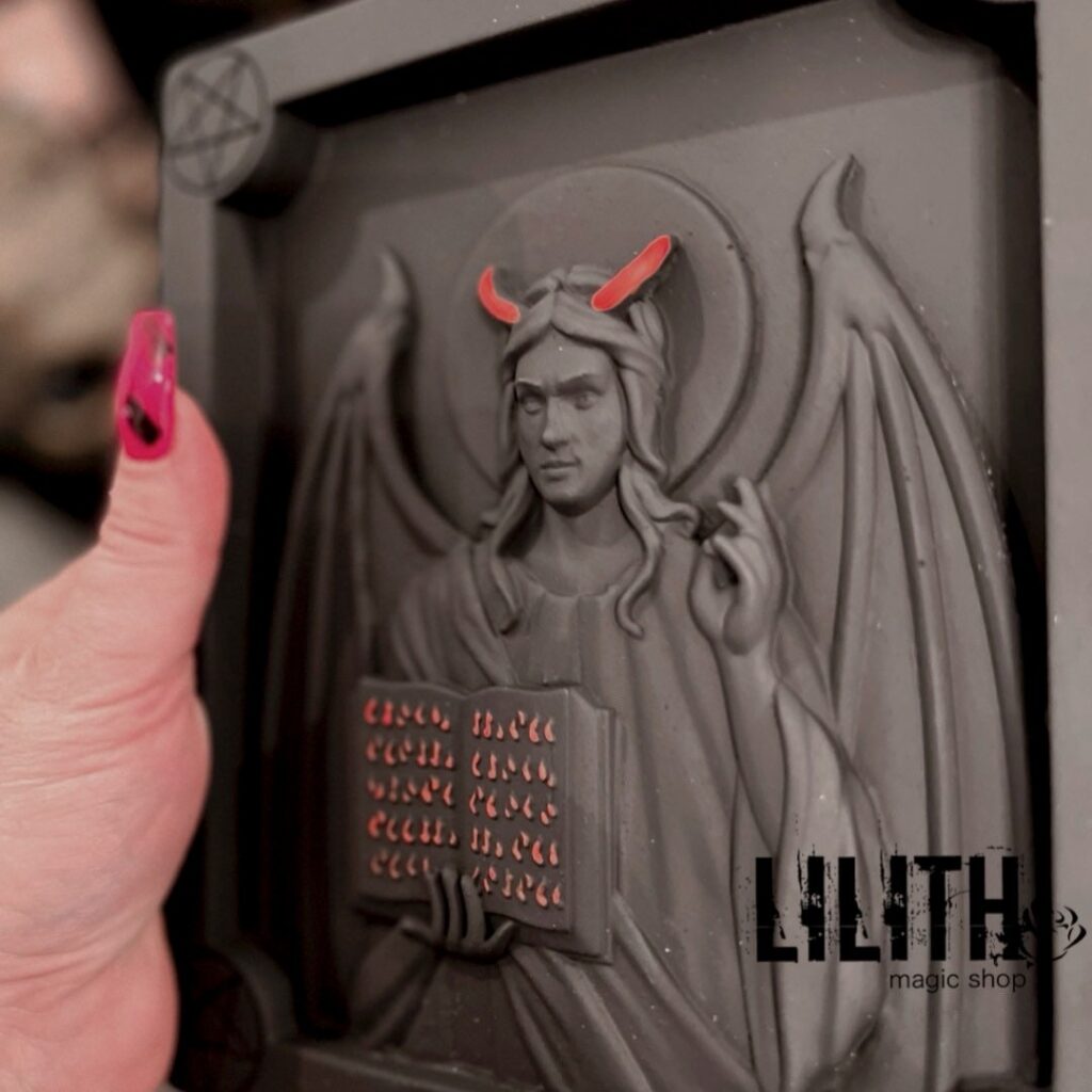 Satan Black Gypsum Icon for Appealing to Satan or Strengthening Black ...