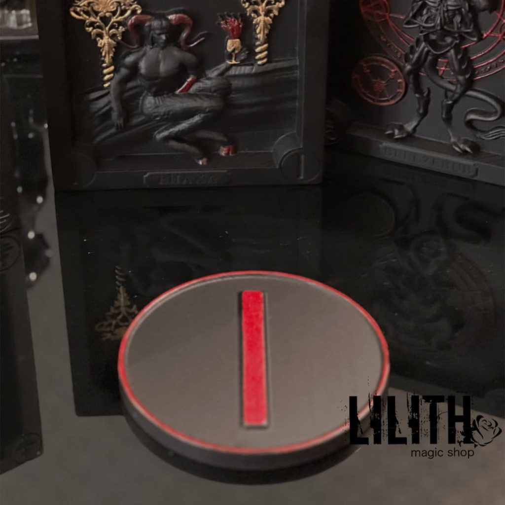 Lust Demon Yenakha Wooden Altar Pentacle for Black Magick Love/Lust ...
