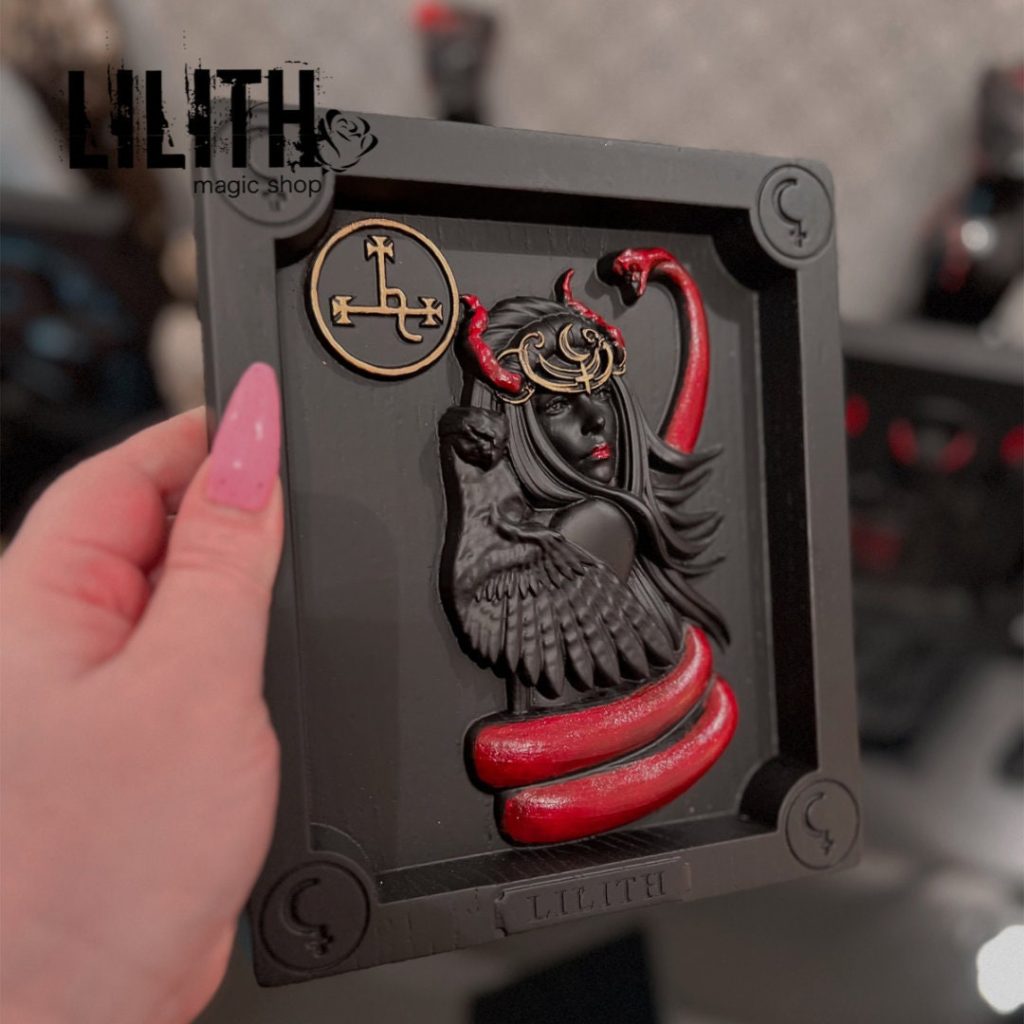 Lilith Wooden Icon for Appealing to Lilith or casting Black Magic Love ...