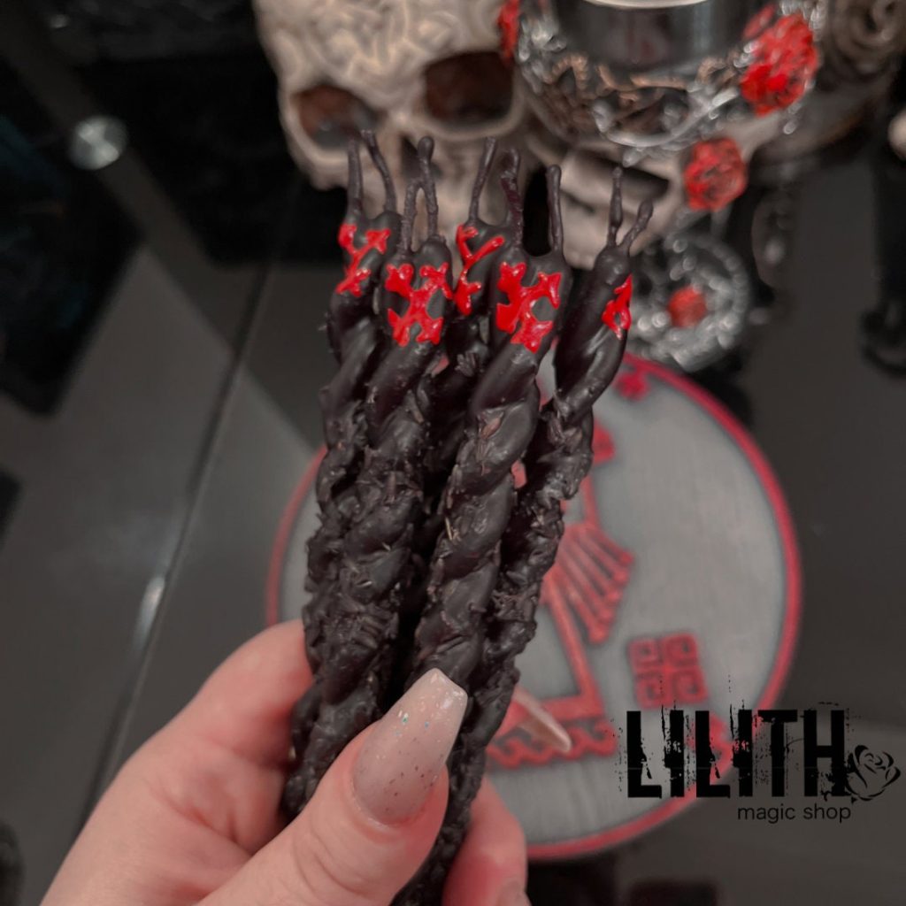 5 Cleansing & Protection Twisted Beeswax Ritual Candles with Slavic ...